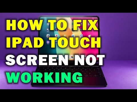 HOW TO FIX IPAD TOUCH SCREEN NOT WORKING