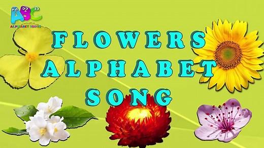 Flower's Alphabet Song _ 3D Animation Nursery Rhyme _ Flower Phonics Song-wSjlhaoxcJE