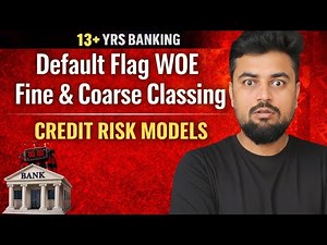 11.Dependent variable(Default Flag), WoE, Fine & Coarse Classing | Credit Risk Modeling in Python ✅