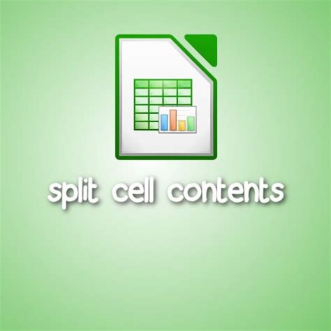 Split Cell Content Into Multiple Columns In LibreOffice Calc
