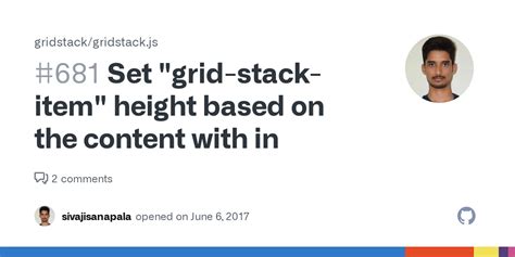 Set Grid Stack Item Height Based On The Content With In Issue 681