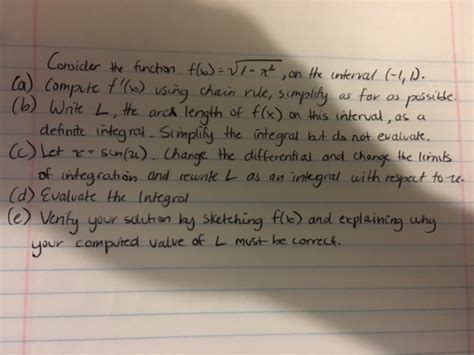 solved consider the function f x squareroot 1 x 2 on the