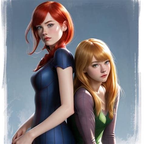 Gwen And Mj Ai Generated Artwork Nightcafe Creator
