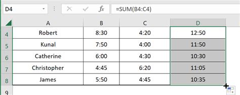 How To Sum Time In Excel 5 Methods That Really Work