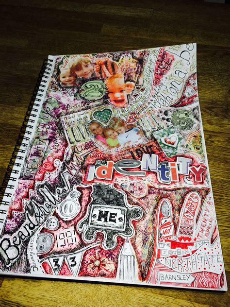 Identity Mind Map Gcse Art Sketchbook Mind Map Art A Level Art