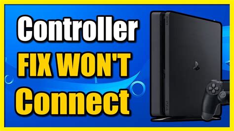 How To Fix PS4 Controller Not Connecting Or Pairing Easy Tutorial