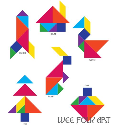 How To Make Your Own Tangram Puzzle Homeschool Companion