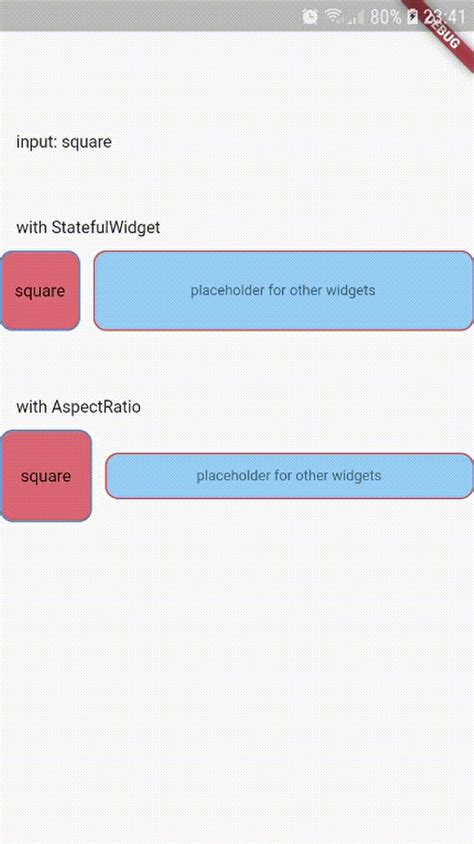 How To Have A Square Shaped Widget In A Row With Multiple Widgets In Flutter Flutter Fixes