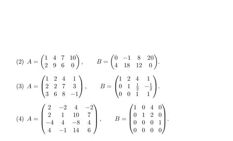 solved two matrices a b are row equivalent if it is possible