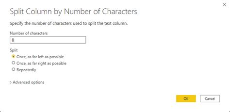 Fractionner Des Colonnes Par Nombre De Caract Res Power Query