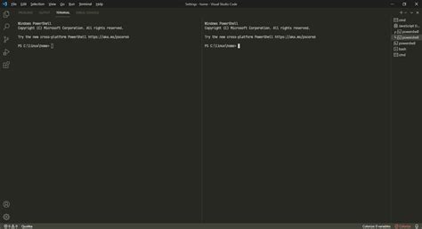 is it possible to have multiple tabs in one powershell terminal window on windows 10 stack
