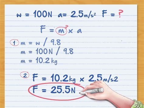 How To Calculate Force 6 Steps With Pictures WikiHow