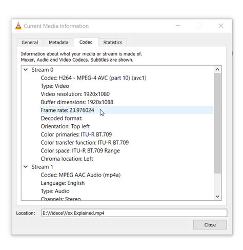 Vlc How To Know Frame Rate Webframes Org