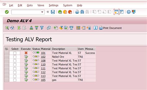 SAP ABAP ALV With Button On Grid Cell