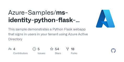 GitHub Azure Samples Ms Identity Python Flask Webapp Authentication