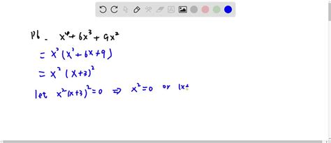 solved find the roots of the polynomials if a root is repeated give its multiplicity also