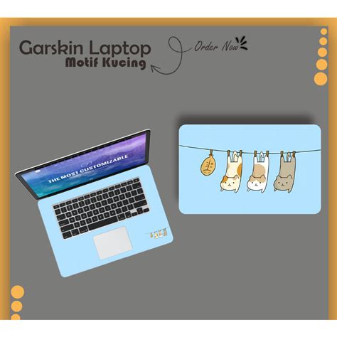 สตกเกอร แล ปท อปแมวน ารก Motif หลายสฝาครอบป องกนโน ตบ
