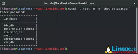 从linux命令行直接执行mysql mariadb查询 mysql命令行执行sql文件