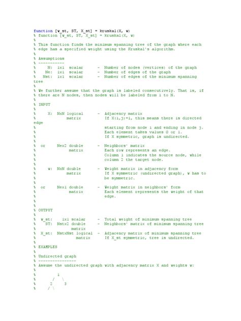 function w st st x st kruskal x w pdf vertex graph theory combinatorics