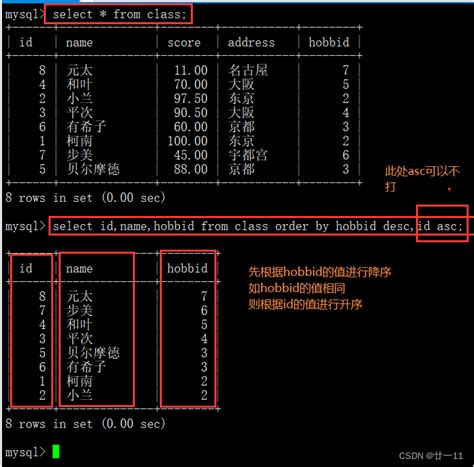 mysql高级sql语句（开端） and or的区间用法 csdn博客