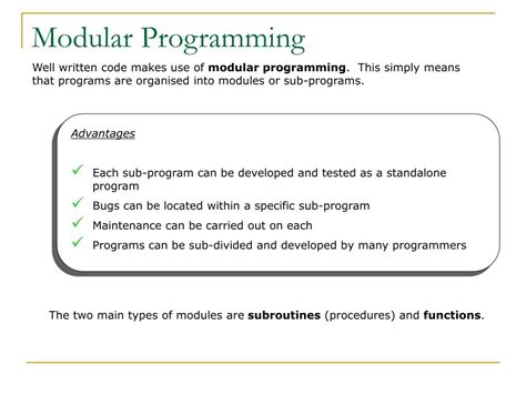 ppt modular programming powerpoint presentation free download id 4914093