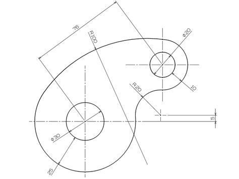 AutoCAD Basic Tutorial For Beginners Exercises 17