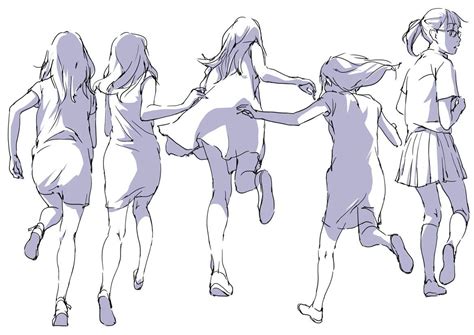 Running Drawing Reference