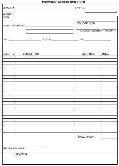 25 Free Requisition Forms For Purchase Materials Lab Word Best