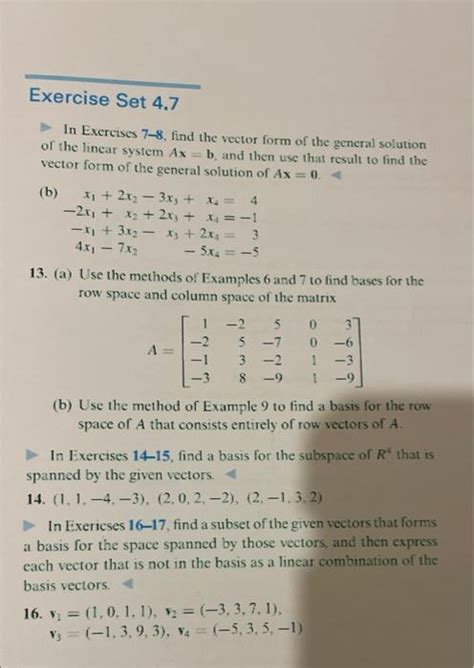solved exercise set 4 7 4 in exercises 7 8 find the vector