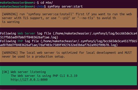 How To Install Symfony Framework In Linux Make Tech Easier