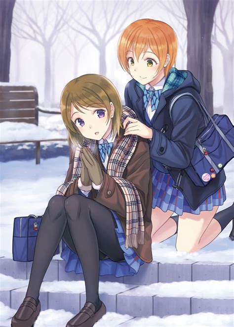 Hoshizora Rin And Koizumi Hanayo Love Live And 1 More Drawn By