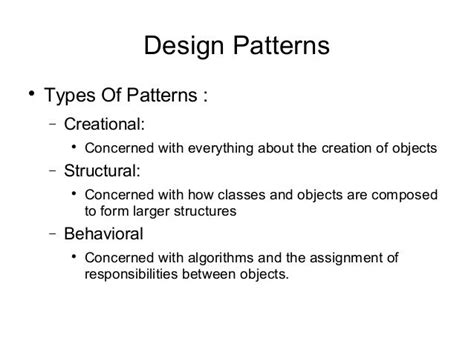 5 design patterns explained