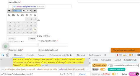 Github Lana 20selenium Calendar Datepicker Calendar Element Date Picker