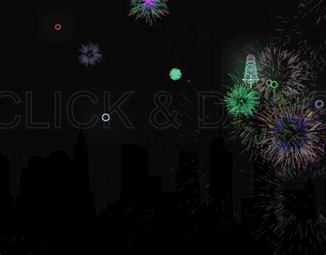 html烟花特效代码，css3实现烟花效果 17素材网
