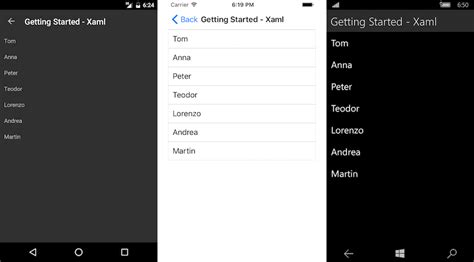 Getting Started With Xamarin Forms Listview Control Telerik Ui For