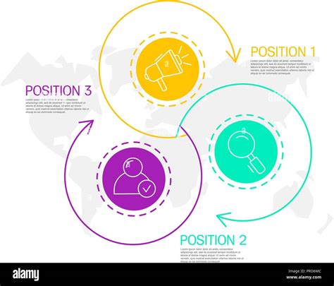Modern And Simple Vector Illustration Three Circles Infographic