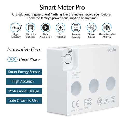 Wifi Three Phase Smart Energy Meter EMylo