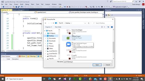 How To Use Openfiledialog In C Free Source Code Tutorials