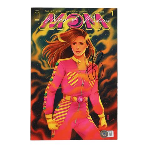 Emilia Clarke Signed 2021 M O M Mother Of Madness 1 Image Comic