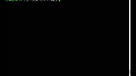 ascii art in linux terminal using jp2a linux mint youtube