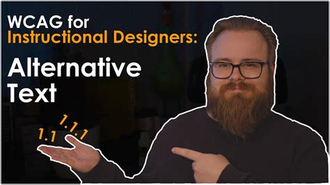 WCAG For Instructional Designers Alternative Text Alt Text YouTube