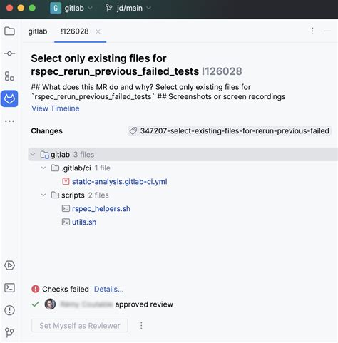 Work With GitLab Merge Requests RustRover Documentation