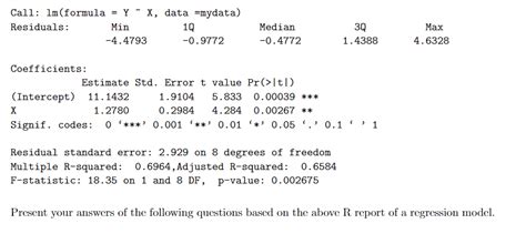 solved problem 5 check the significance of the regression