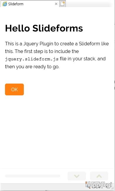 slider style form wizard plugin jquery slideforms happycgi