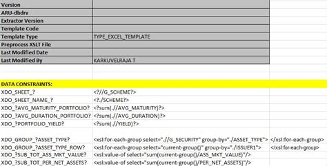 oracle masterminds multiple sheet excel report template generation in oracle bi publisher 10g