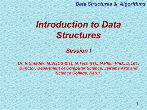 Data Structures Ppt