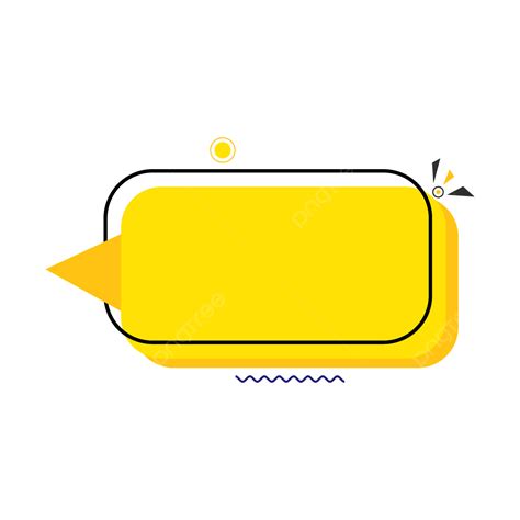 Round Labels Clipart Hd PNG Attractive Yellow Round Text Box Banner