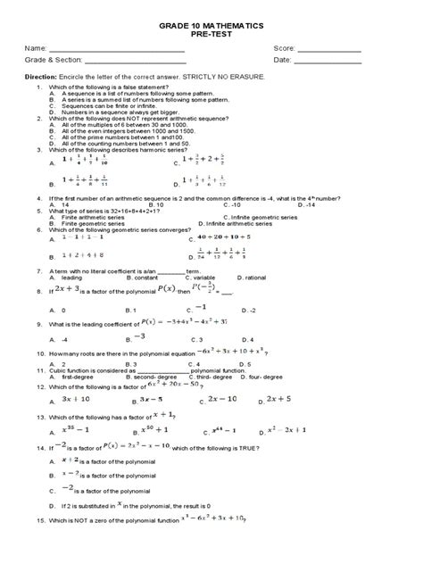 pre test math10 q1 pdf