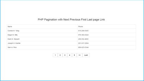 how to create pagination in php pagination with previous and next pagination using php mysql