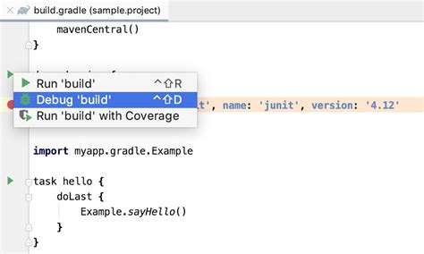 Gradle Tasks IntelliJ IDEA Documentation